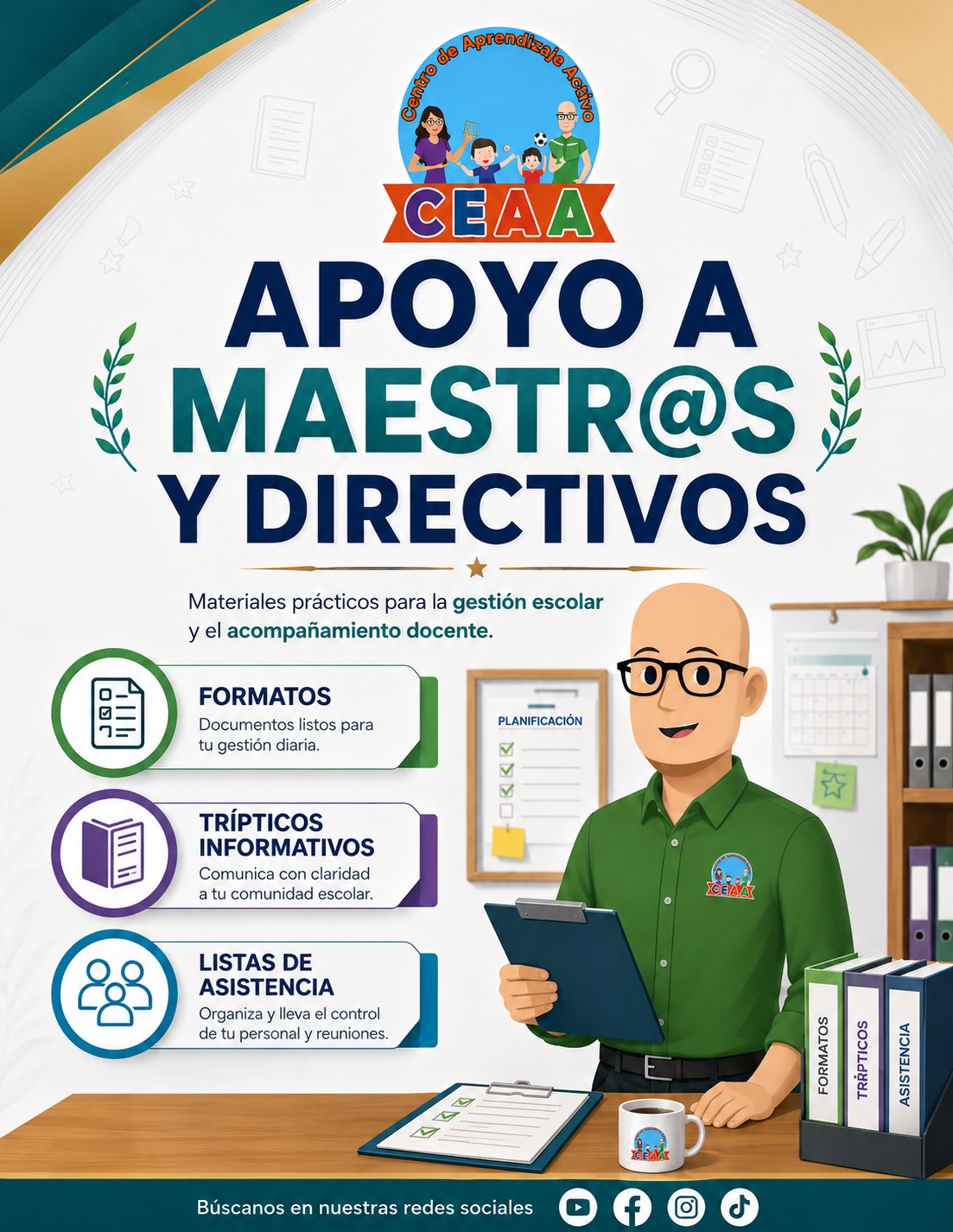 APOYO A DIRECTORES ESCOLARES – Centro de Aprendizaje Activo
