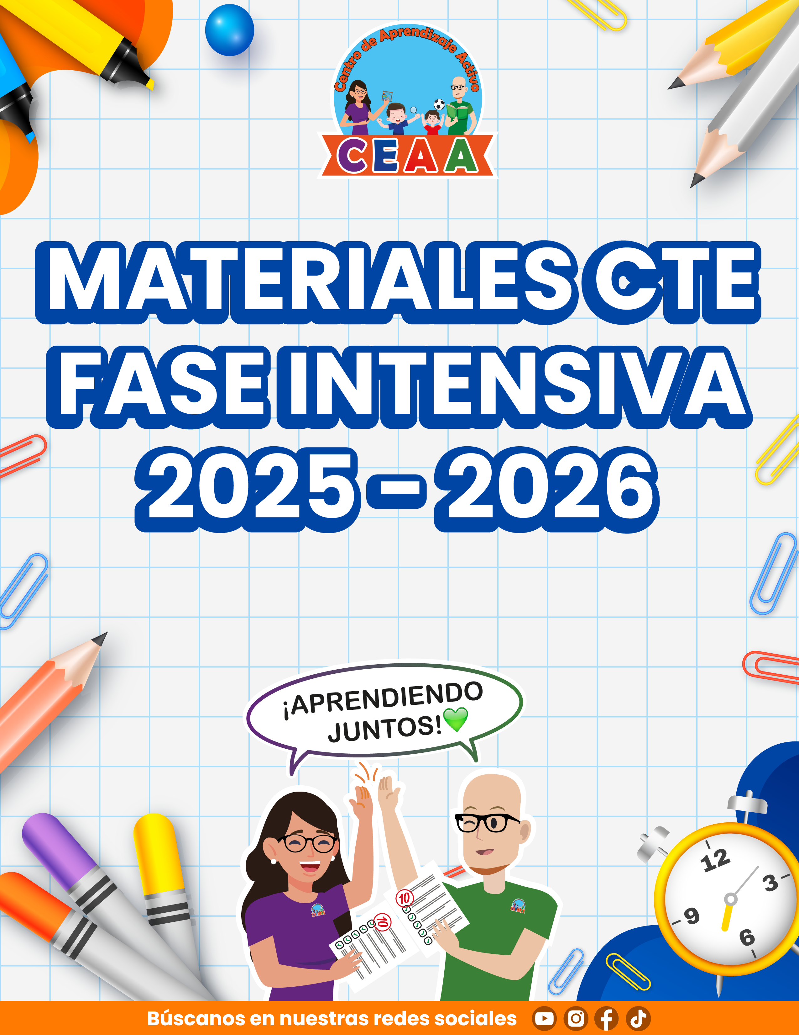 Materiales Consejo Técnico Escolar Fase Intensiva 2025 - 2026 – Centro de Aprendizaje Activo