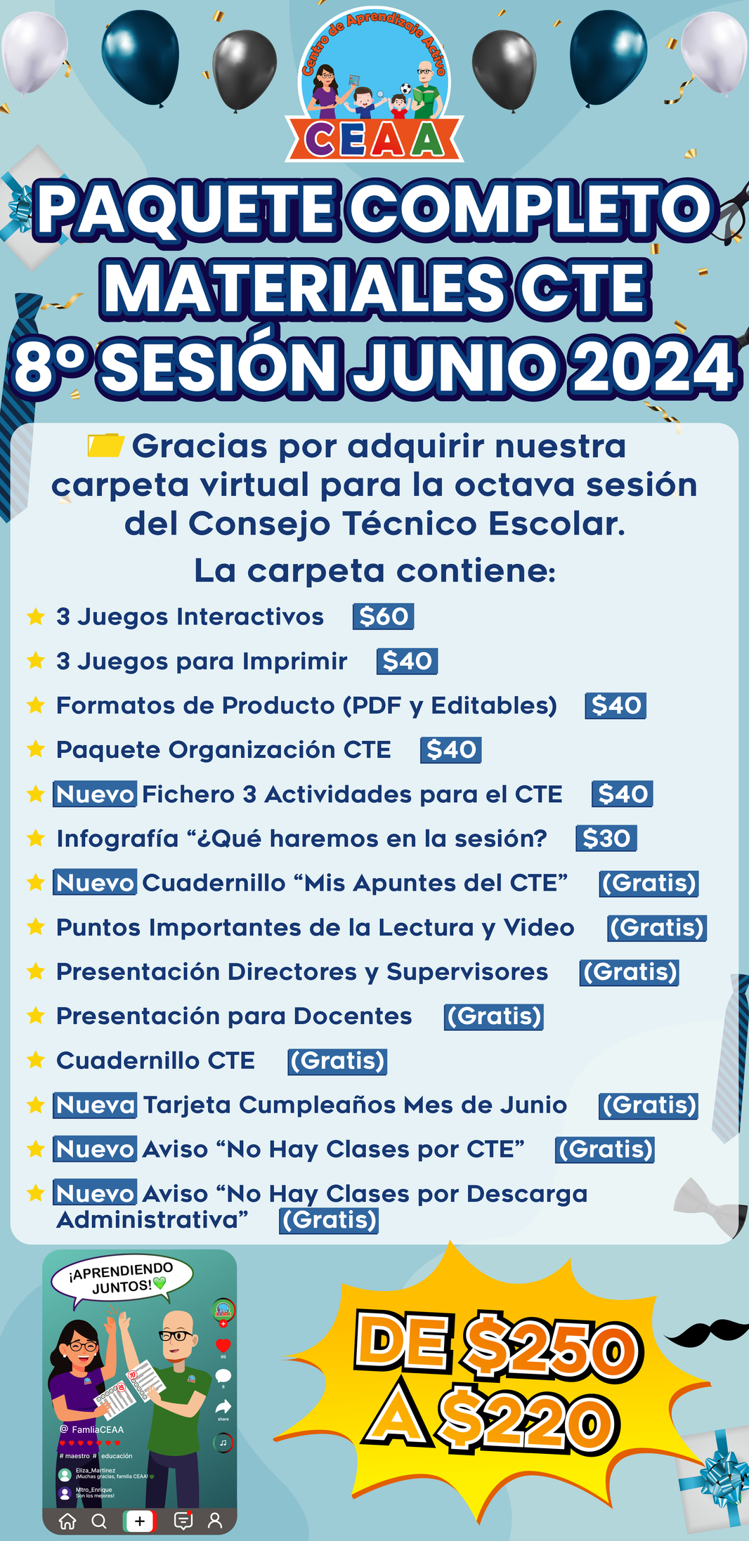 CTE y TALLER INTENSIVO – Centro de Aprendizaje Activo