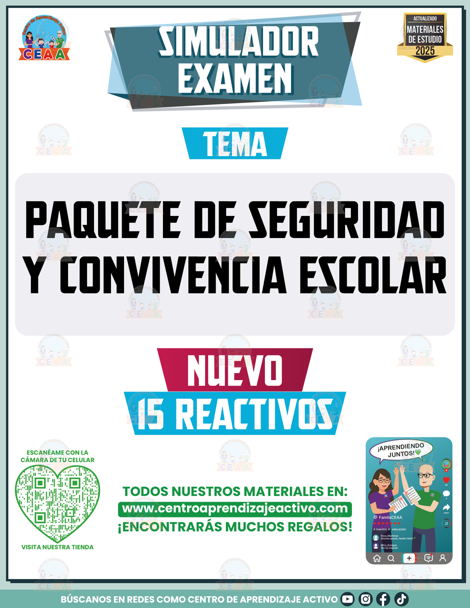 Materiales de Estudio 2025 Educación Básica – Centro de Aprendizaje Activo