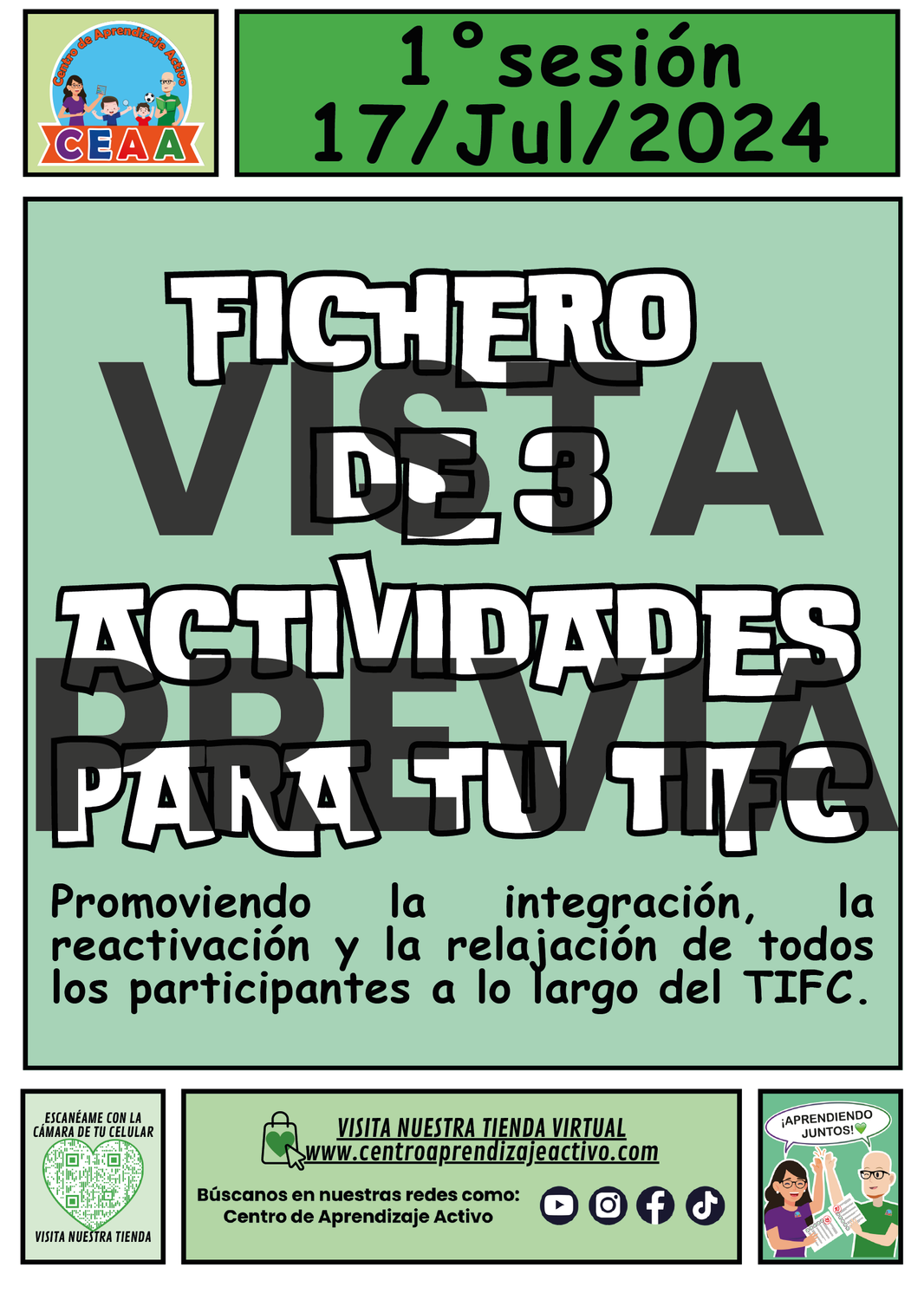 CTE y TALLER INTENSIVO – Centro de Aprendizaje Activo