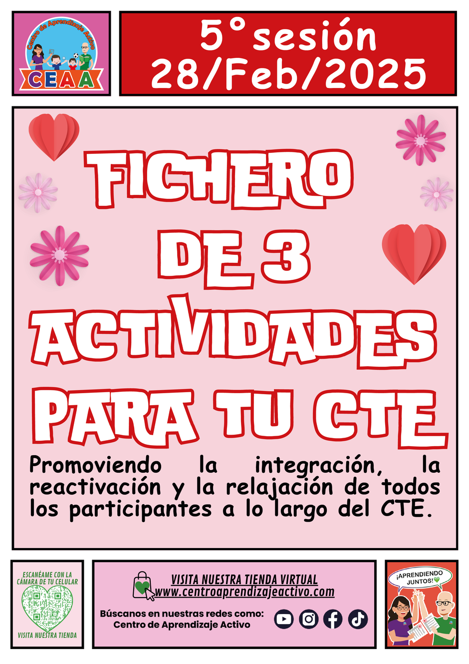 Materiales CTE 5° Sesión Ordinaria Febrero 2025 – Centro de Aprendizaje Activo