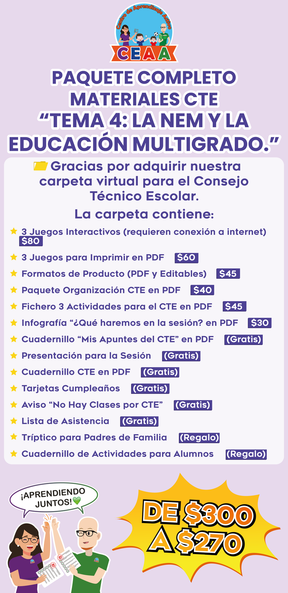 CTE y TALLER INTENSIVO – Centro de Aprendizaje Activo